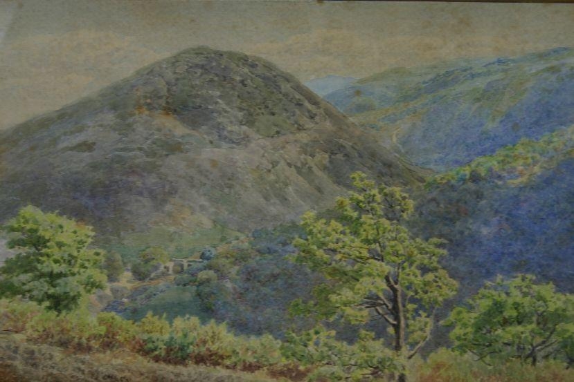 William Sidney Morrish | Dartmoor, Fingle Bridge from Upper Path (1895 ...