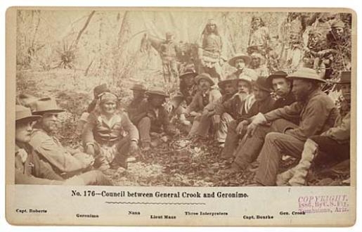 Camillus Sidney Fly | Council Between General Crook and Geronimo (1886 ...