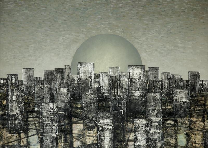 Jaroslav Paur | Town of future (1979) | MutualArt