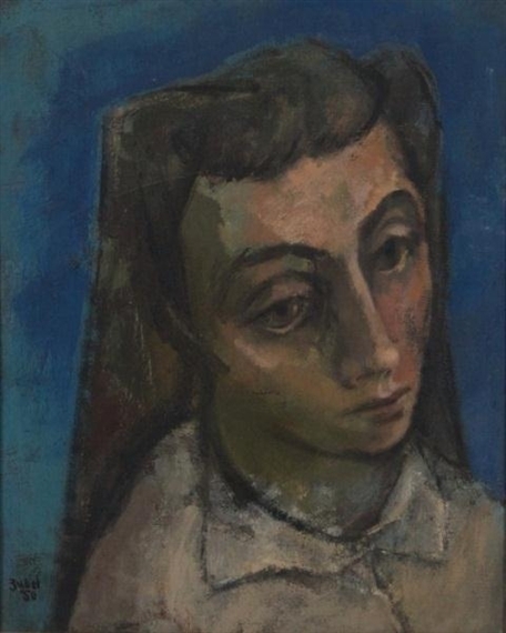 Zubel Kachadoorian | Portrait of Woman (1950) | MutualArt