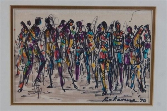 Robert Rukavina | Crowd of people (1970) | MutualArt