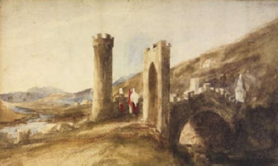 Andrew Nicholl | Waterloo Bridge, Clifden, Connemara | MutualArt