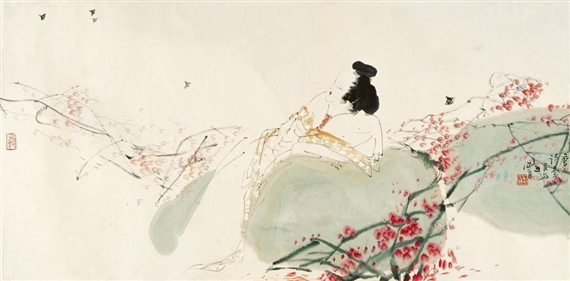 Wang Xijing | Painting of libai's poem | MutualArt
