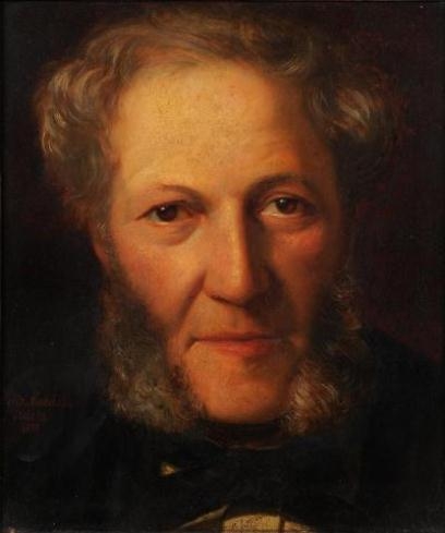 Felix Stone Moscheles | Portrait of A Gentleman (1871) | MutualArt