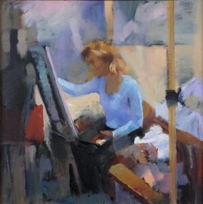 Robert Lenkiewicz | Lisa Stokes Painting | MutualArt