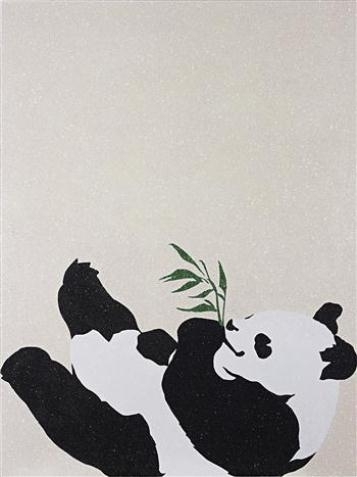 Rob Pruitt | Power of the Panda (Happy Alone) (2000) | MutualArt