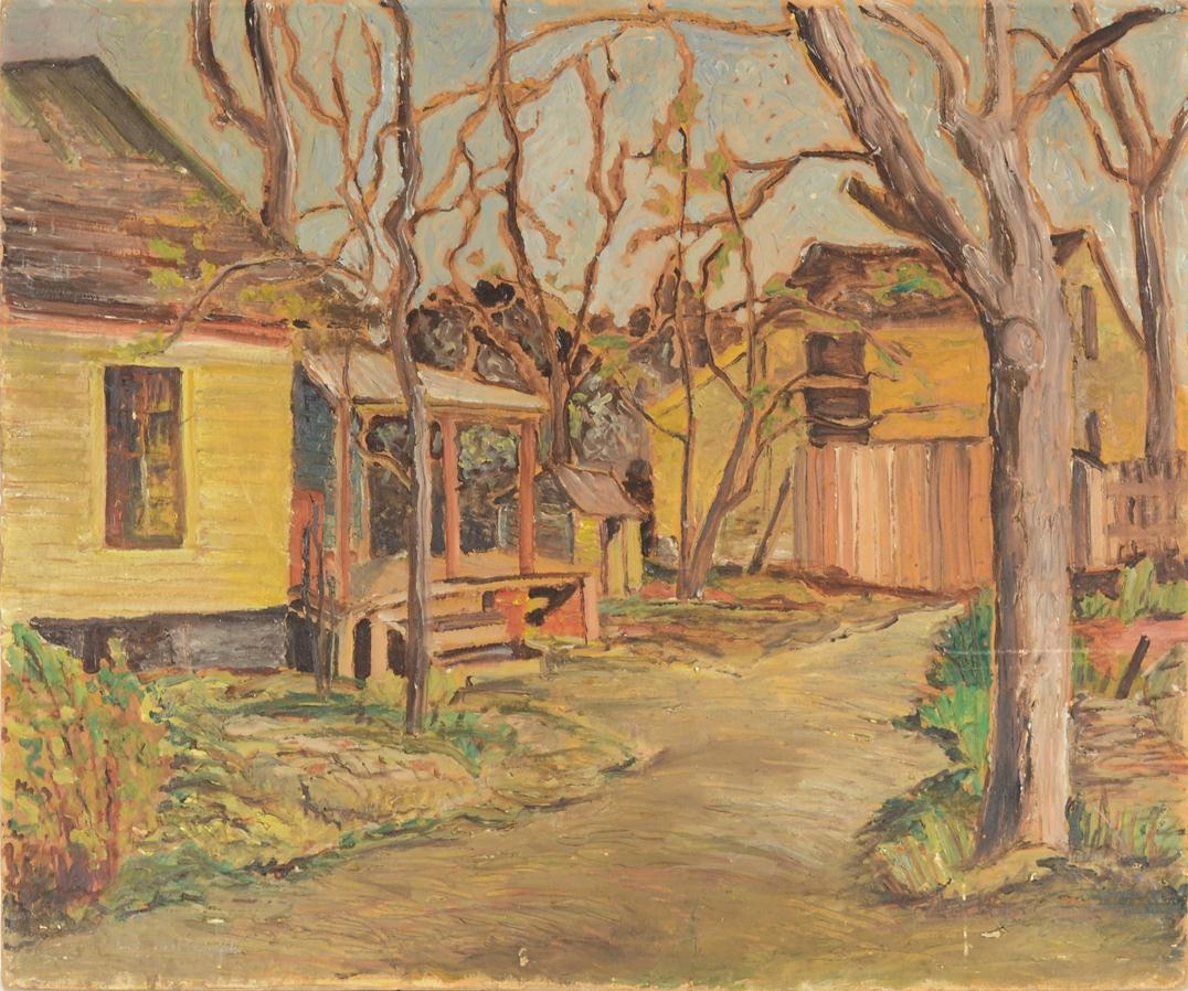 Harold Wolcott | Autumn Landscape (Double Sided Painting) | MutualArt