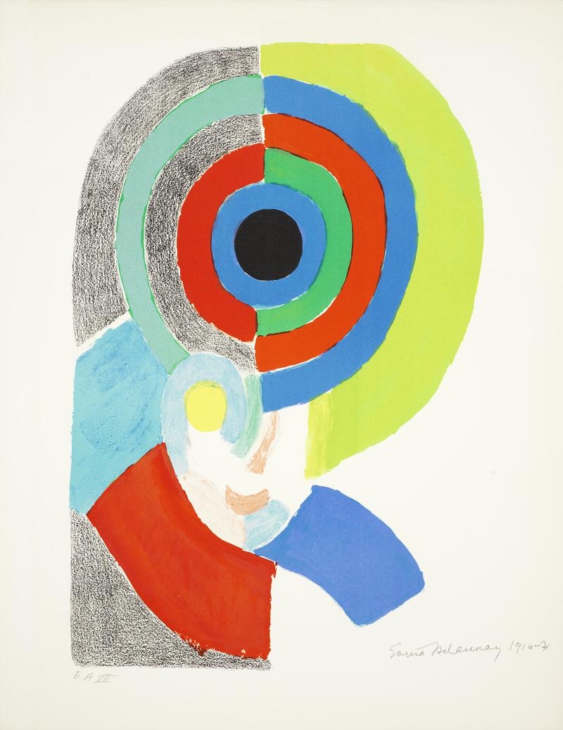Sonia Delaunay | Composition With Circles | MutualArt