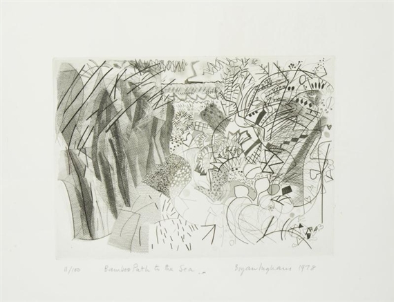 Ingham Bryan | 2 Works: Bamboo Path to sea; Melancholy Plough (1978 ...