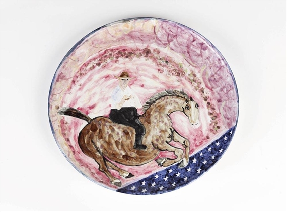 William Robinson | Self Portrait with Horse | MutualArt