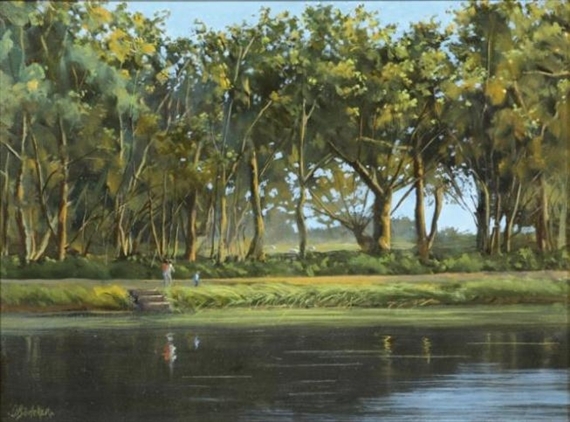 Olive Bödeker | Summer On The Royal Canal | MutualArt