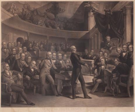 Peter Frederick Rothermel | The United States Senate, A.D. Debating the ...