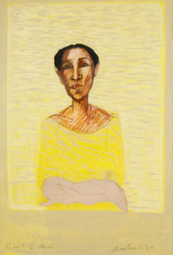 Brian Bourke | Portrait of Meike (1989) | MutualArt