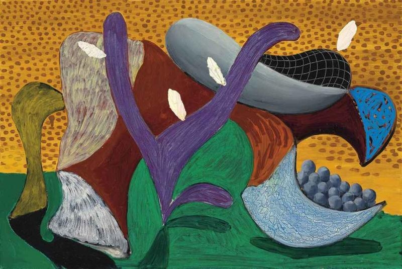 David Hockney | The Sea at Malibu (1988) | MutualArt