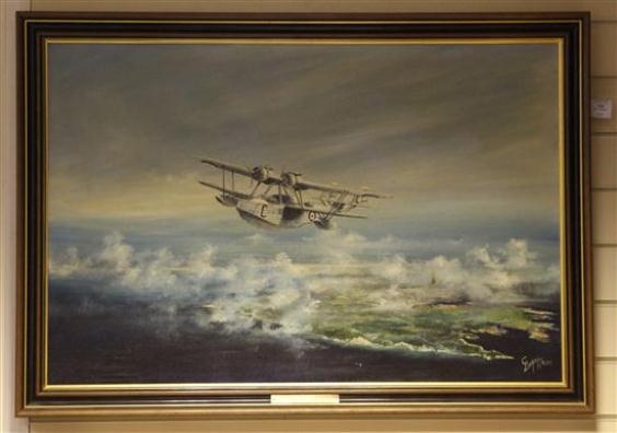 Roy Gargett | RAF Flying Boat 'Saro London' (1989) | MutualArt