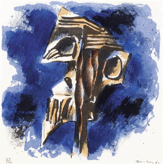 Albert Tucker | Antipodean Head (1981) | MutualArt