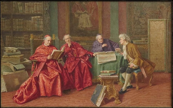 Renato Moretti | CONFERENCE WITH THE CARDINALS | MutualArt