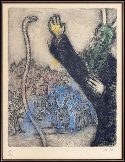 Marc Chagall | HOMER L'ODYSSEE FRONTISPIECE (1989) | MutualArt