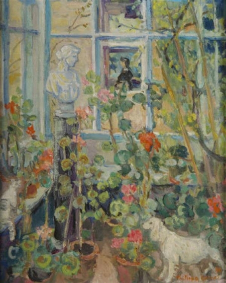 Philippa Garner | Conservatory at Mount Loftus - Margaret in Window ...