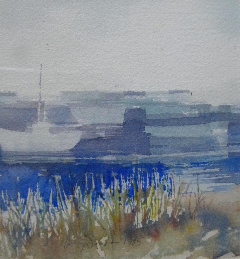 Harvey Dodd | Untitled Landscape And Harbor (1985) | MutualArt