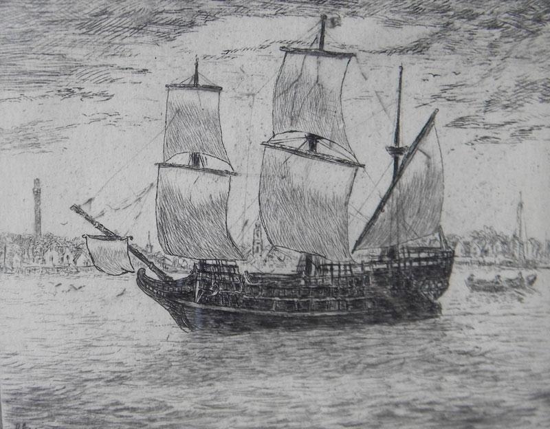 Albert Edel | The Mayflower | MutualArt