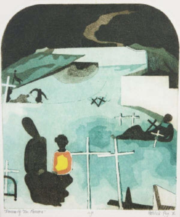 Patrick Pye | Patrick Pye THE PENTECOST OF ST JOHN Etching | MutualArt