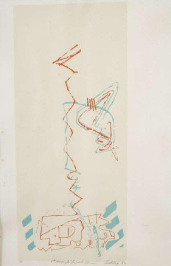 Joseph Hanly | 4th Separation for ''Incredible Blossom'' (1982) | MutualArt