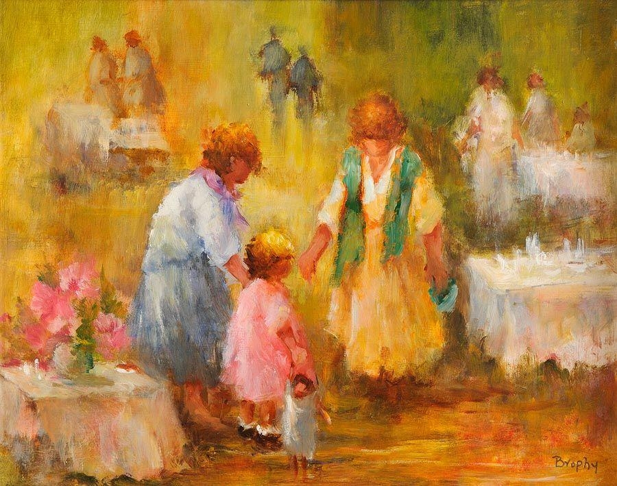 Elizabeth Brophy | 'The Garden Party' | MutualArt