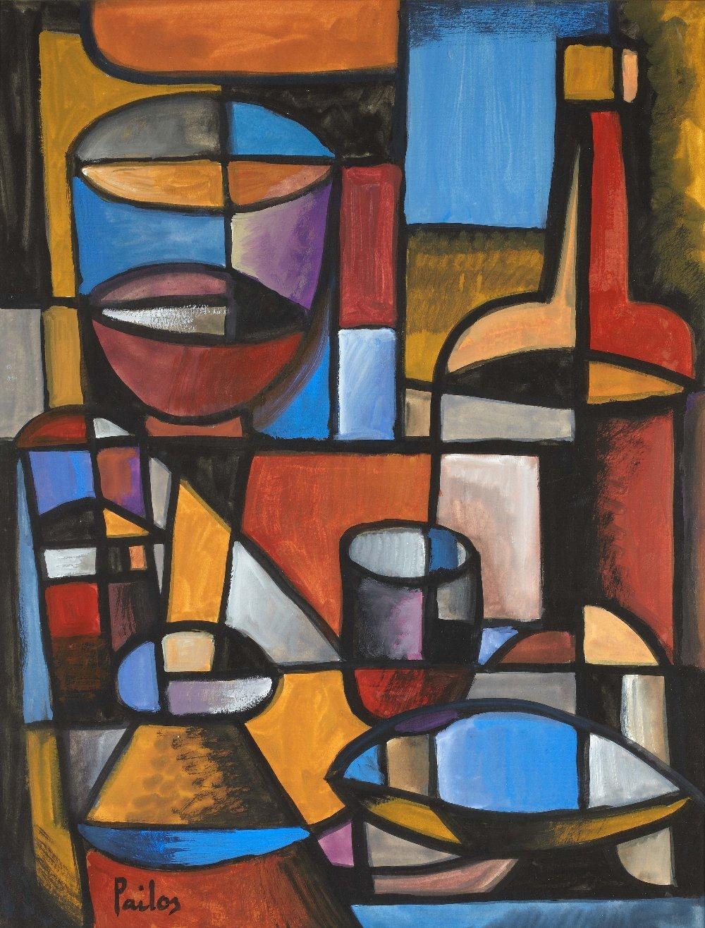 Manuel Pailós | Still life with bottle | MutualArt