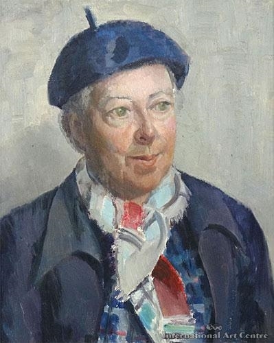 Francis Hunt | Lady with Beret | MutualArt