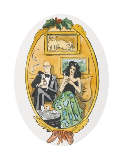 Nicholas Garland | COUPLE IN ANNABEL'S | MutualArt