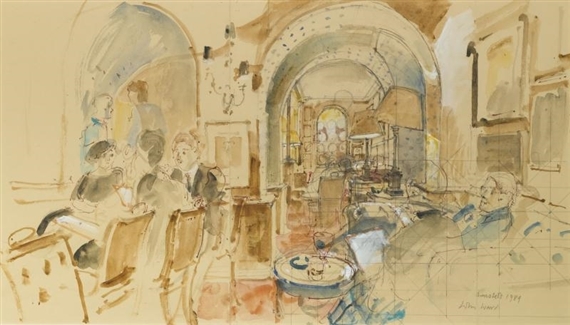 John Stanton Ward | ANNABEL'S, STUDY FOR THE FOUNDER MEMBERS (1984 ...