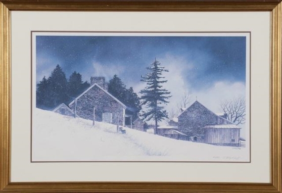 C. Phillip Wikoff | Winter landscape | MutualArt