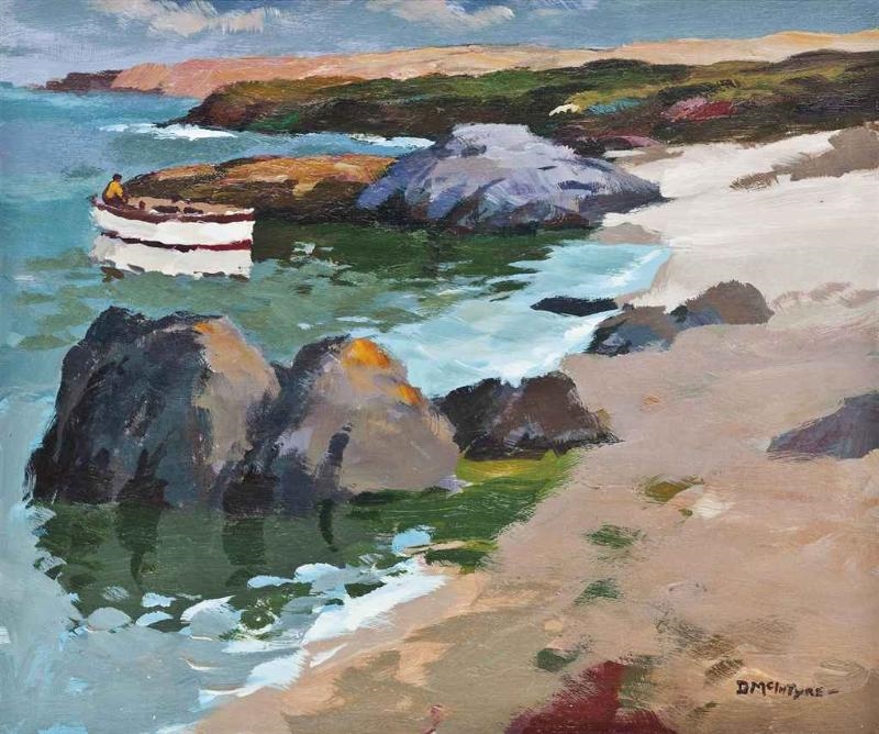 Donald McIntyre | Waiting for the Tide | MutualArt