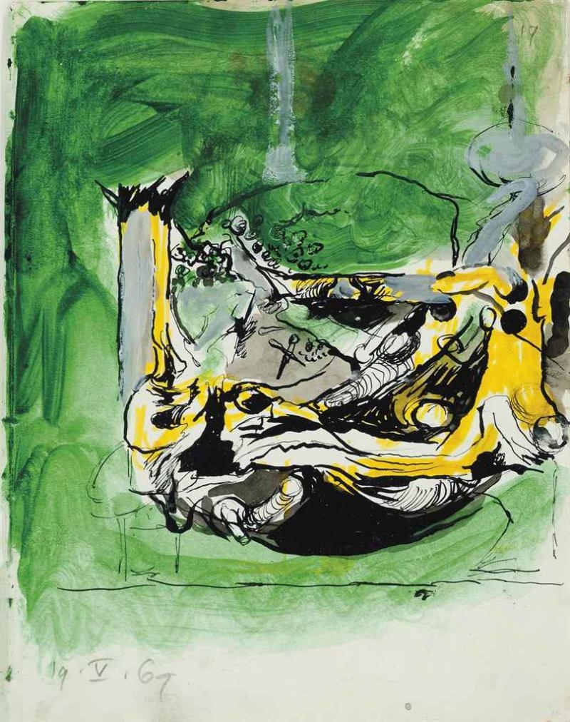Graham Sutherland | Eagle, a study for Coventry Cathedral (Circa 1962 ...