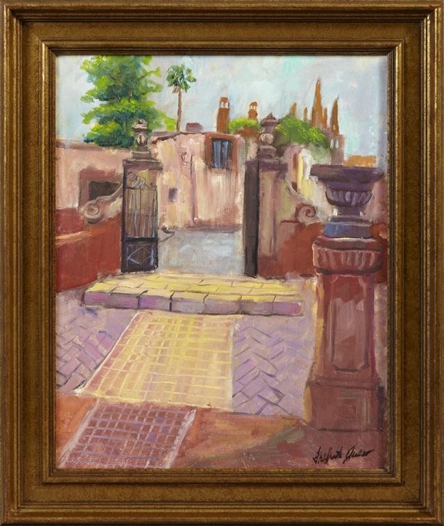 Fredrick Guess | French Quarter Patio Scene (20th Century) | MutualArt