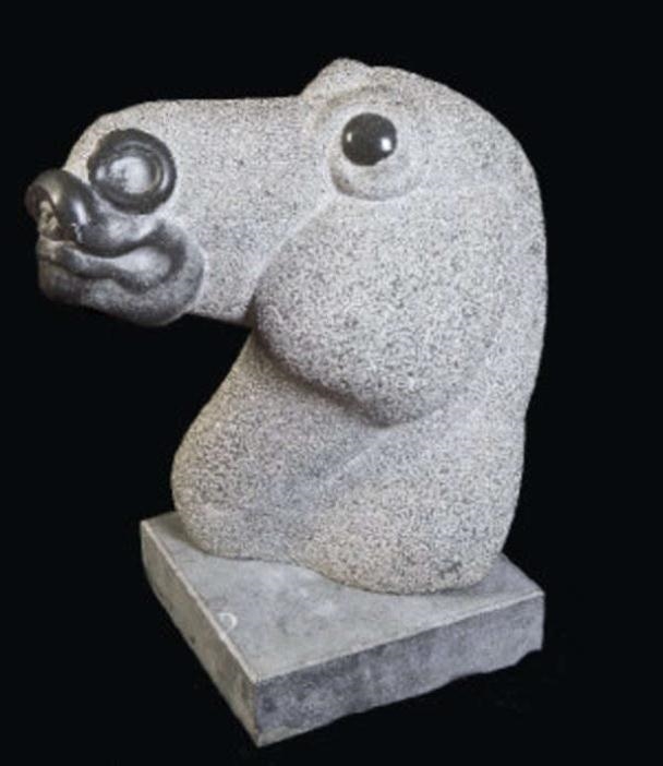 Michael Quane | Horse's Head Carved and polished Kilkenny | MutualArt