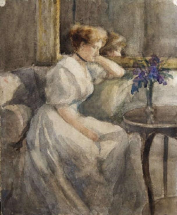 Eva Henrietta Hamilton | Portrait of her Sister Amy | MutualArt