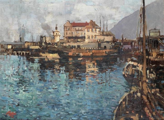 Robert Gwelo Goodman | Cape Town Docks | MutualArt