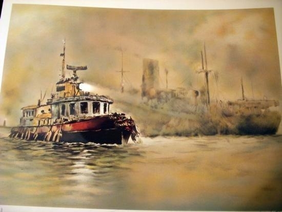 John David Kelly | The Tug Boat | MutualArt