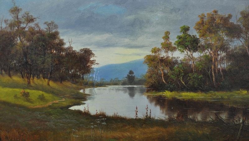 Louis Frank | 'Mudgee River, near Mudgee' | MutualArt