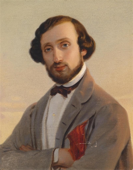 Leopold Pollak | Portrait of Ludwig August Frankl von Hochwart (Chrast ...