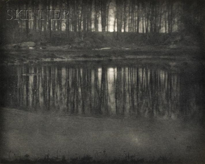 Edward Steichen | Moonlight: The Pond (1904) | MutualArt