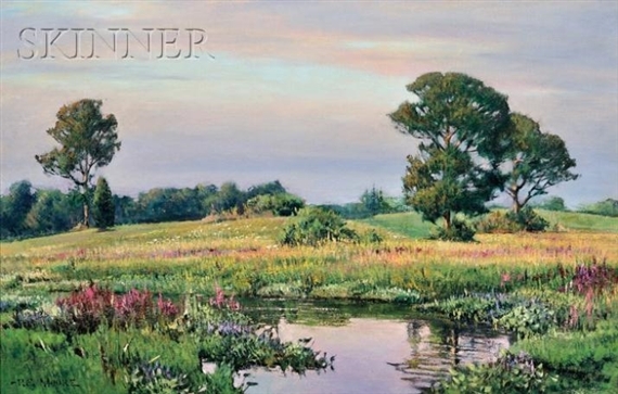 Robert E. Moore | Evening Meadow | MutualArt