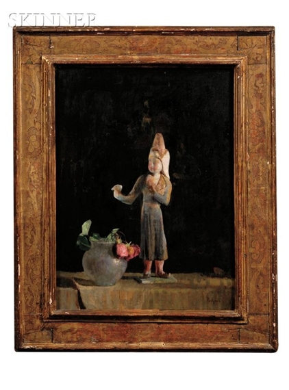 Hovsep Pushman | Still Life with Chinese Statuette | MutualArt