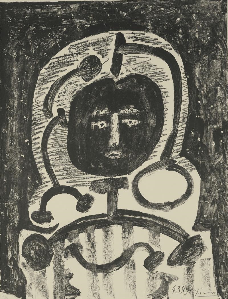 Pablo Picasso | FIGURE COMPOSÉE II (B. 597; MOURLOT 166) (1949) | MutualArt