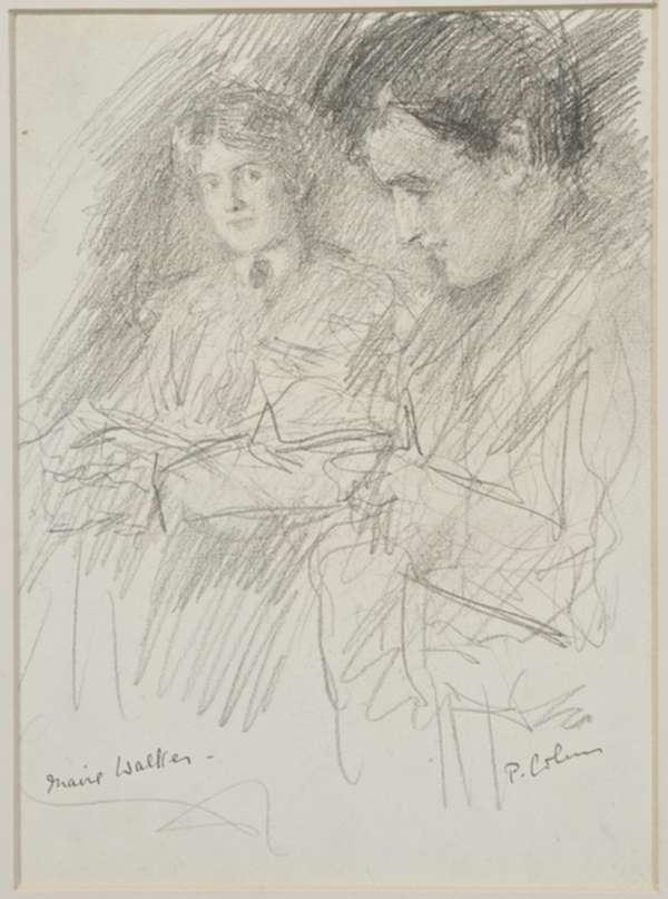 John Butler Yeats | Marie Walker and Padraic Colum | MutualArt