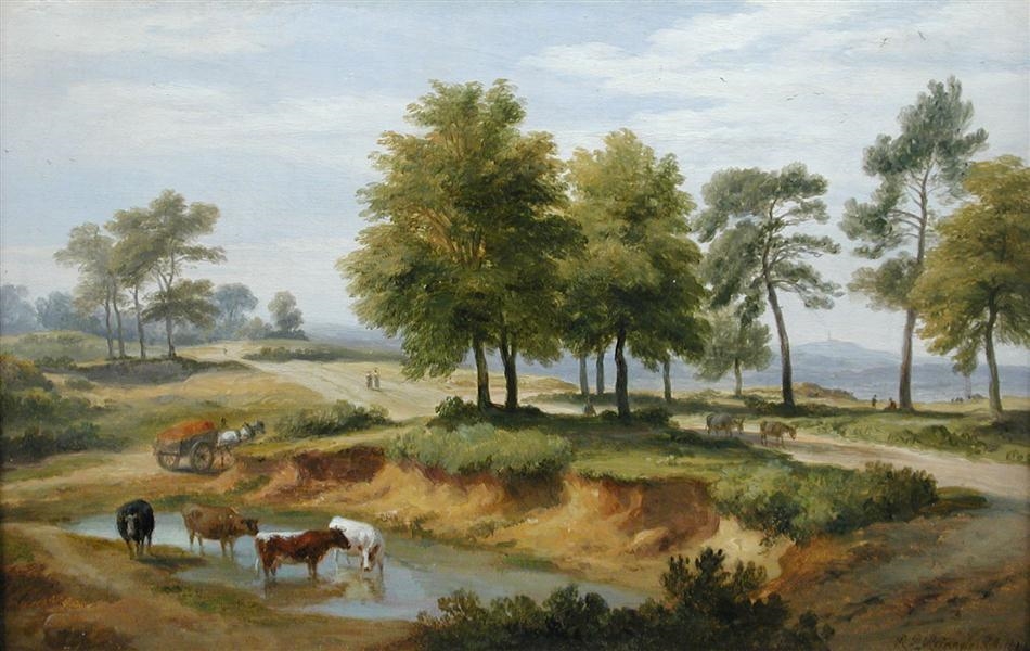 Ramsay Richard Reinagle | The Sandpit (1844) | MutualArt
