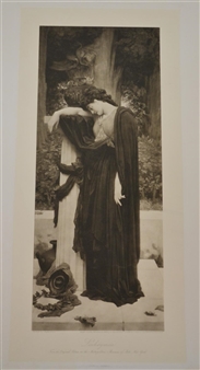 Lord Frederic Leighton | 4 works: Summer Slumber; Solitude; Farewell ...
