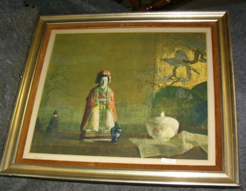 Hovsep Pushman | STILL LIFE WITH ASIAN FIGURINE | MutualArt